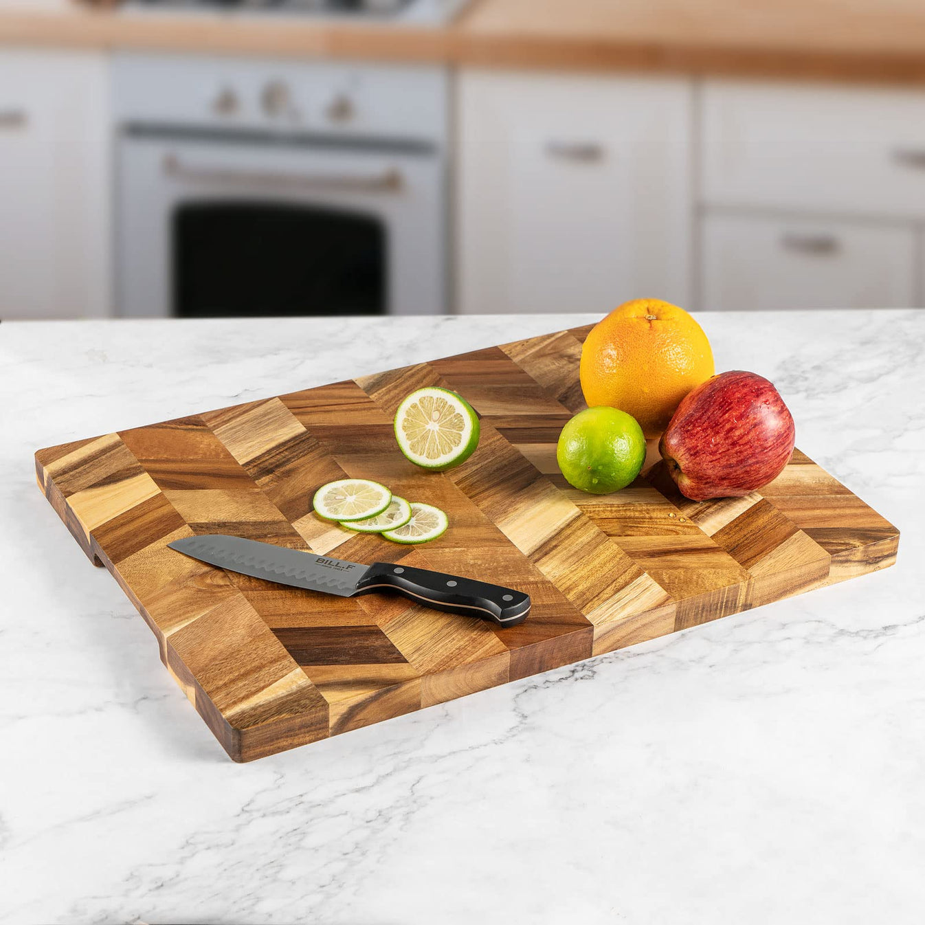 Bill.F® End Grain Wood Butcher Block Kitchen Chopping Board – BillF
